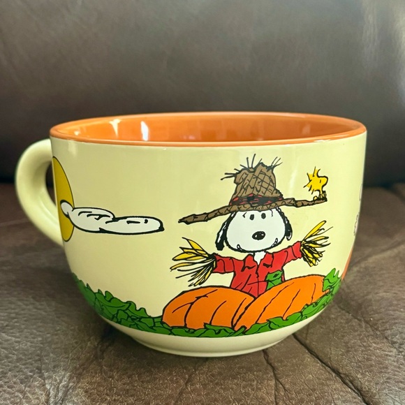 Peanuts | Holiday | Peanuts Snoopy Scarecrow In Pumpkin Patch Ceramic ...